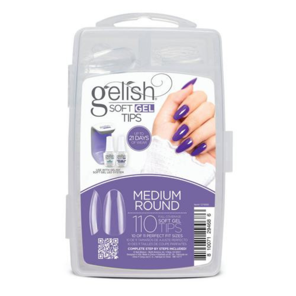 PROMO SOFT GEL TIPS MEDIUM ROUND 110PC 1270009 – Probell
