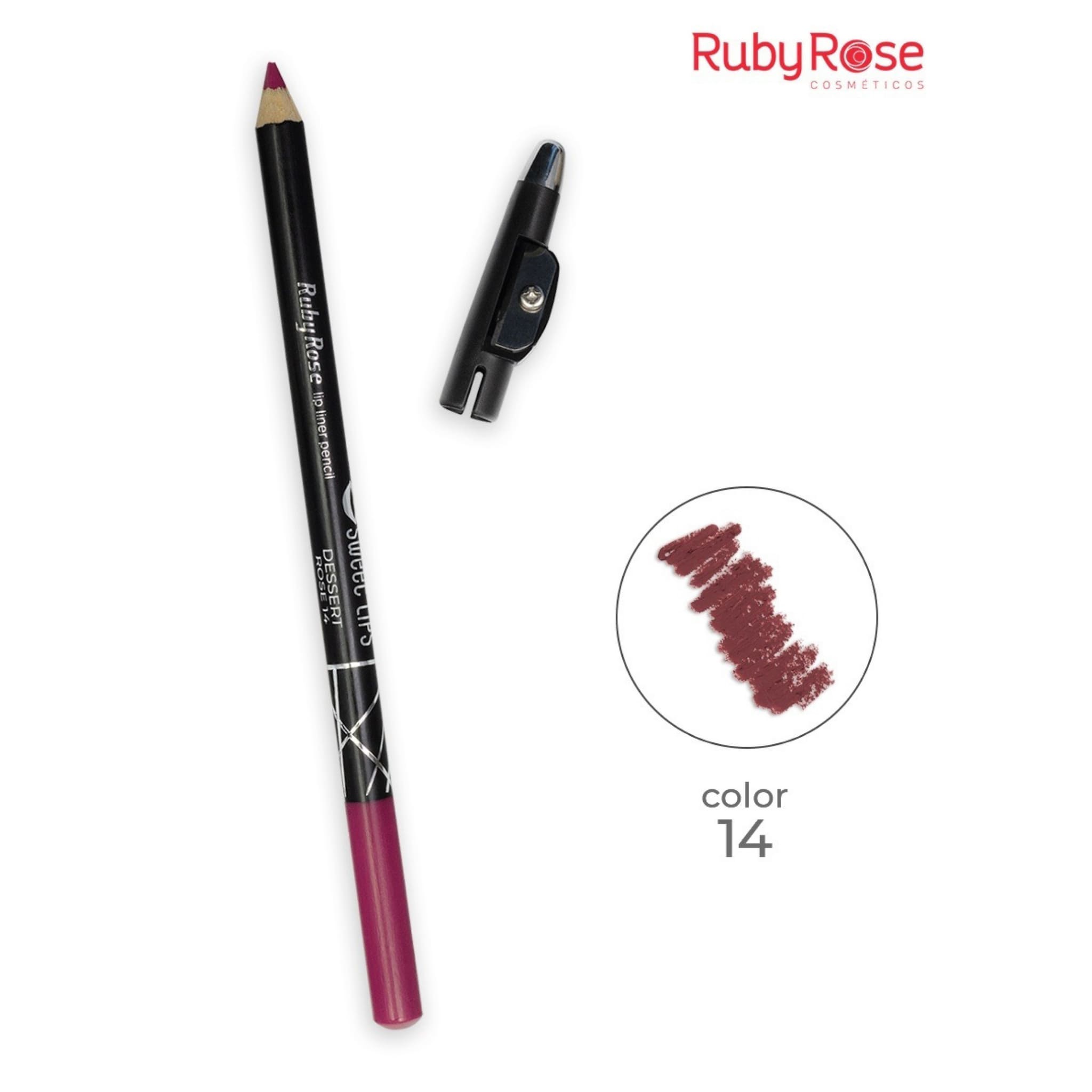 PROMO LAPIZ LABIAL RUBY ROSE SWEET LIPS 014-DESERT ROSE HB-095 – Probell