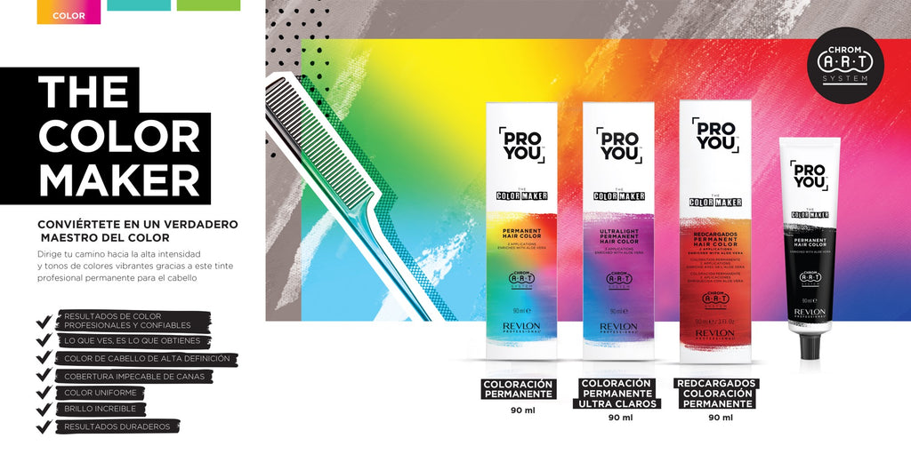 TINTE RP PROYOU PERMANENT COLOR MX 90ml