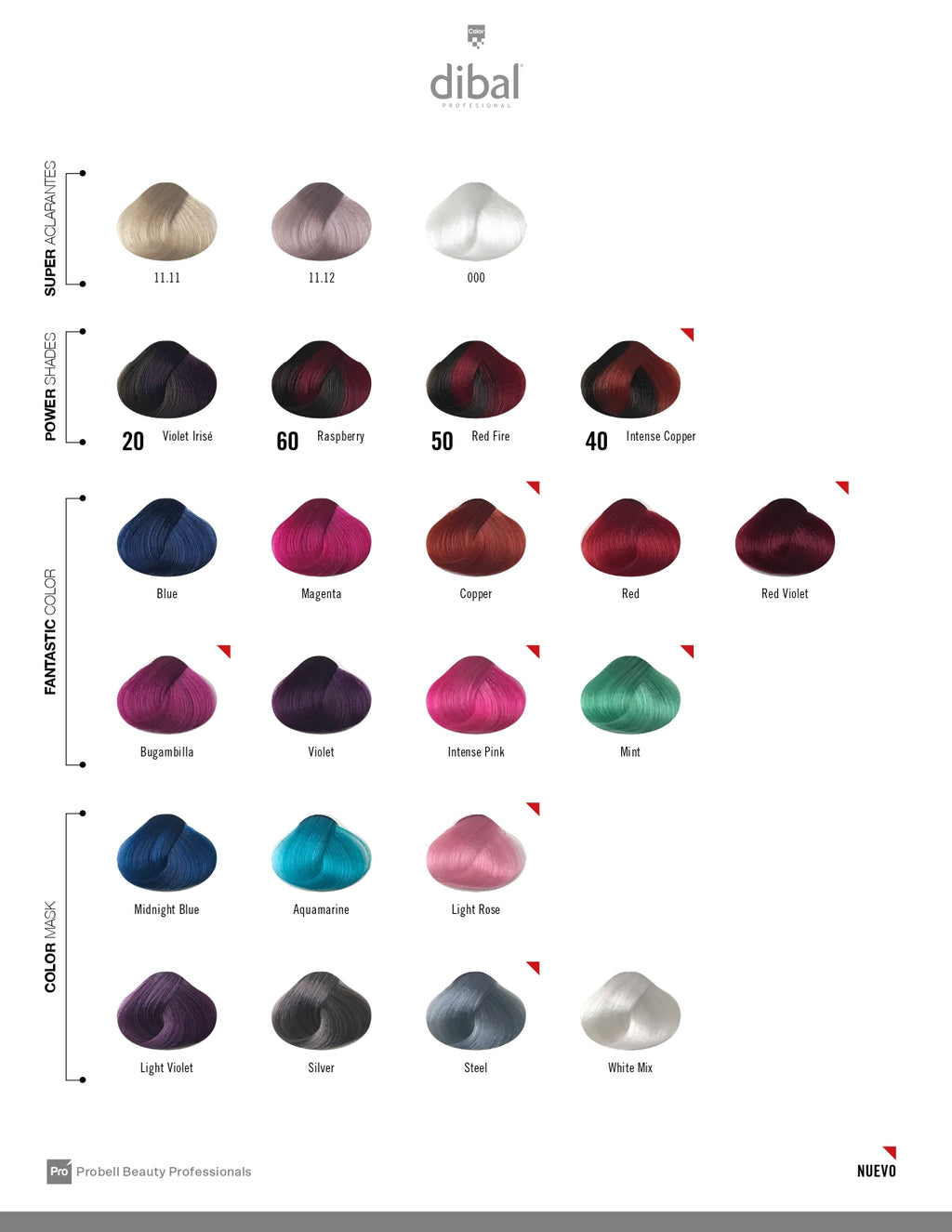 TINTE DIBAL HAIR COLOR 100G